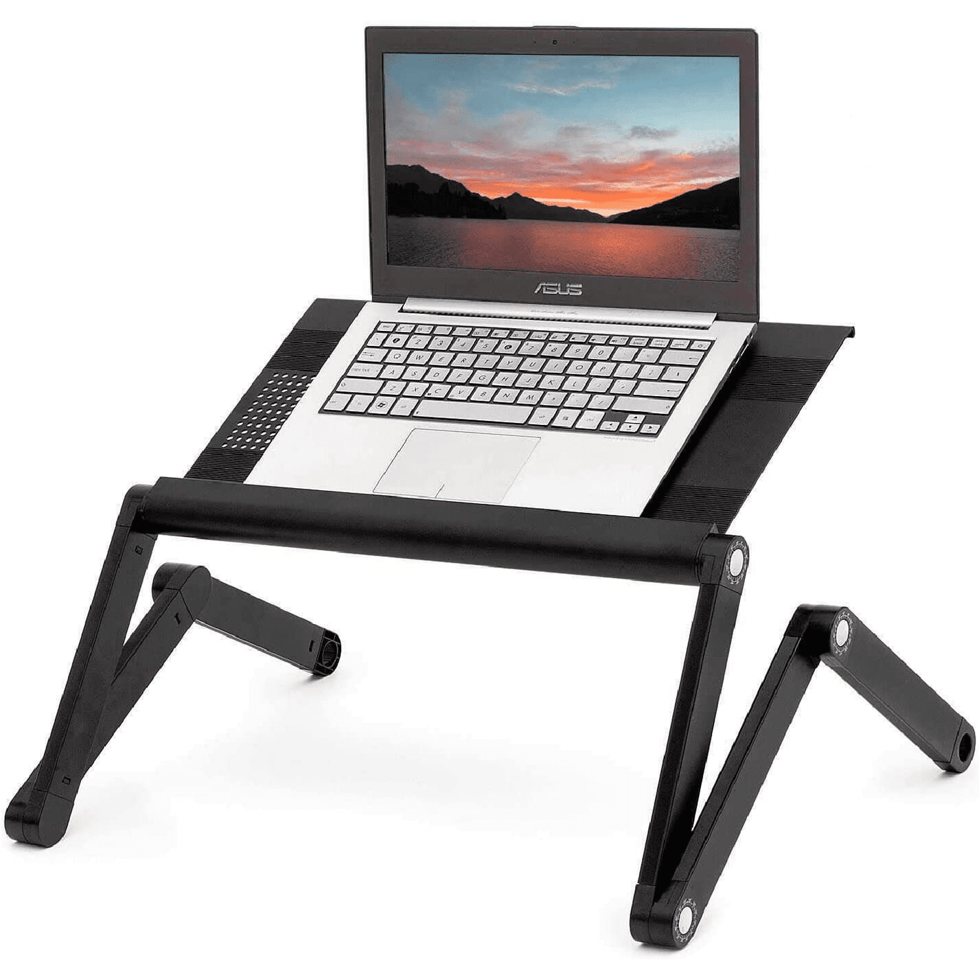 Folding Laptop Table, Adjustable Laptop Stand, Big Size – Tatkraft.ee